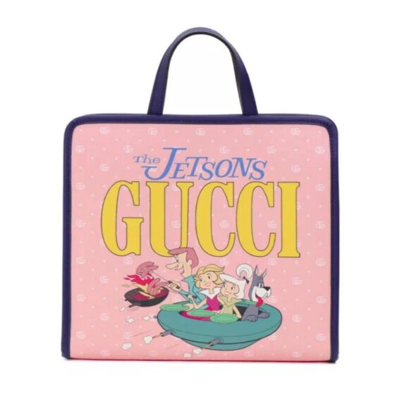 Gucci | Bags | Gucci Kids X Jetsons Gg Supreme Tote Handbag Pinknavy ...